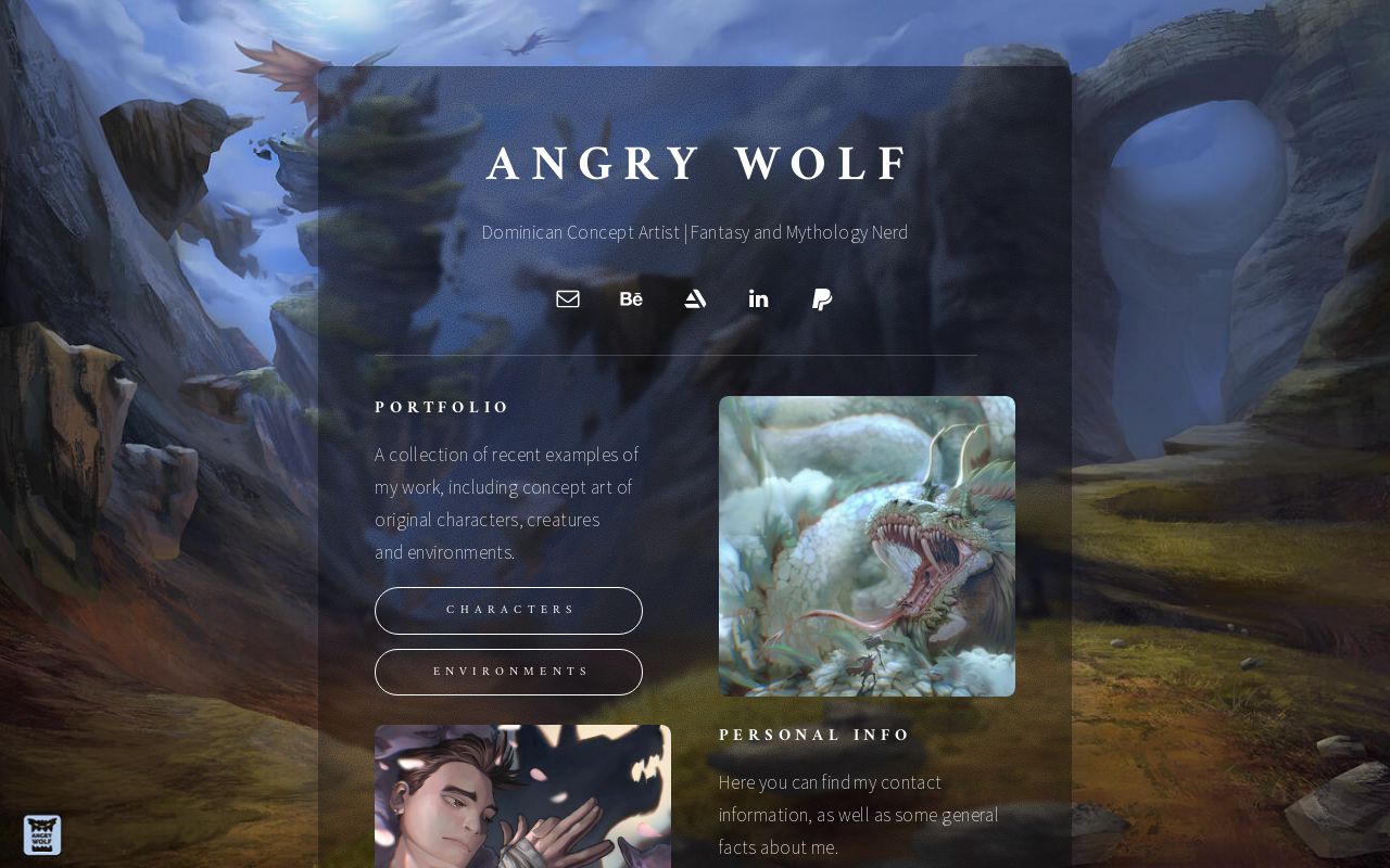 AngryWolf Concept Art Portfolio